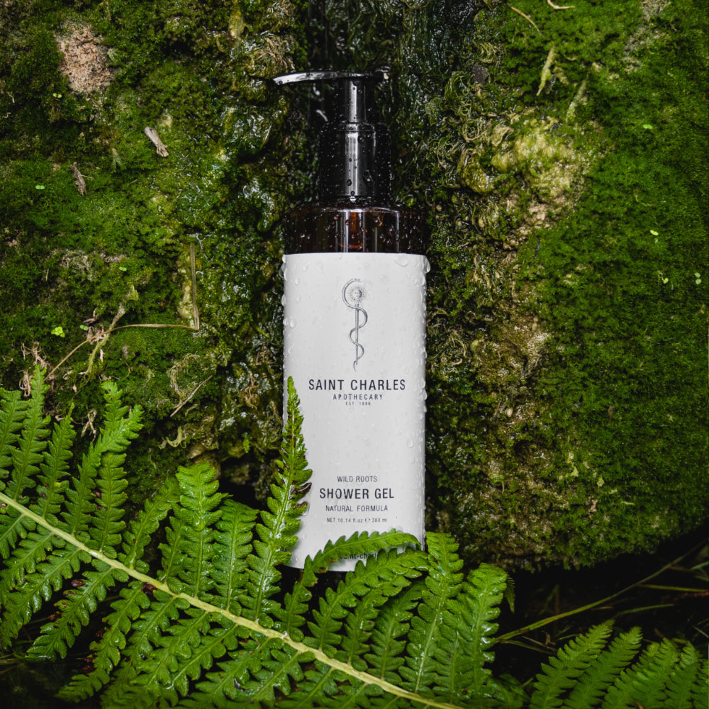 Natürliches Wild Roots Shower Gel mit Rosmarin & Zitrone - belebender ...